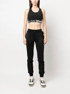 PLEIN SPORT Logo-print Sport Bra