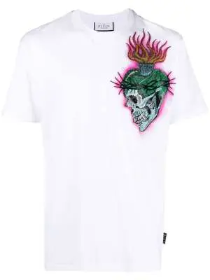 Philipp Plein Tattoo-print Detail T-shirt - White