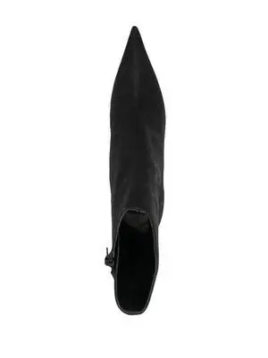 MISBHV Monogram Pointed-toe Boots