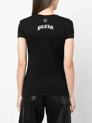 Philipp Plein Logo-embellished T-shirt - Black