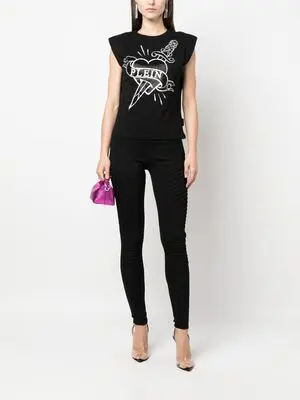 Philipp Plein Crystal-embellished Tank Top