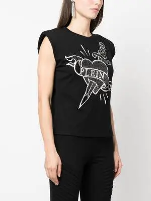 Philipp Plein Crystal-embellished Tank Top