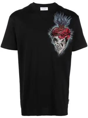 Philipp Plein Tattoo-print Detail T-shirt - Black