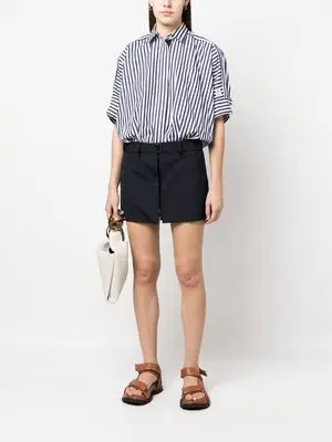 Sacai Striped Panelled Shirtdress
