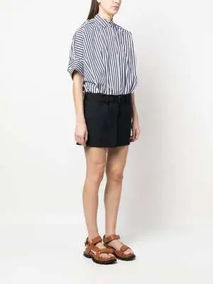 Sacai Striped Panelled Shirtdress