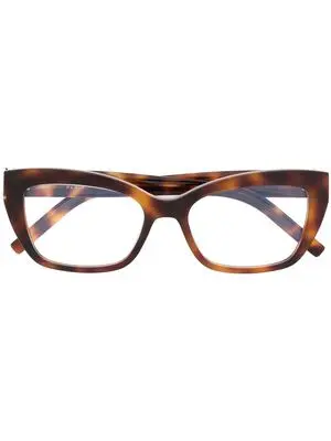 Saint Laurent Cat-eye Glasses - Brown