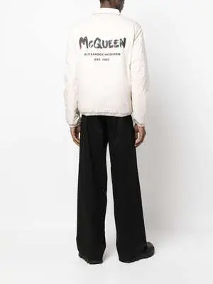 Alexander McQueen Logo-print Bomber Jacket