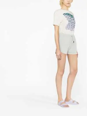 MARANT ETOILE Mifa Logo-print Track Shorts - Blue