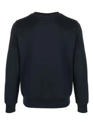 A.p.c. Flocked-logo Cotton Sweatshirt