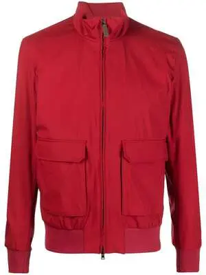 Herno Zip-up Bomber Jacket - Red