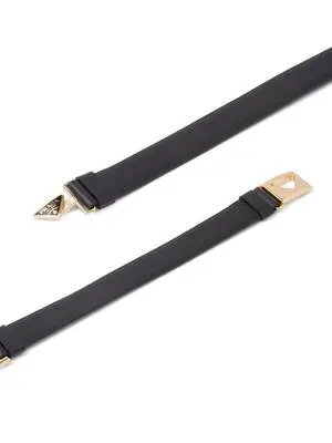 Prada Triangle-logo Leather Belt