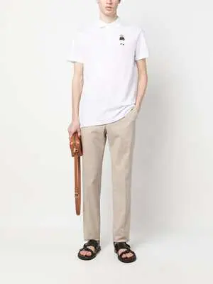 Ralph Lauren Purple Label Polo Bear Motif Polo Shirt