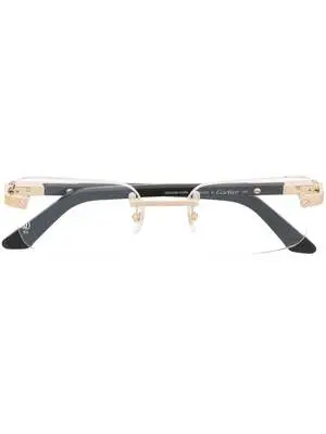 Cartier Rimless Rectangle Eyeglasses - Gold