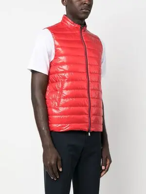 Herno Reversible Feather Down Waistcoat - Red