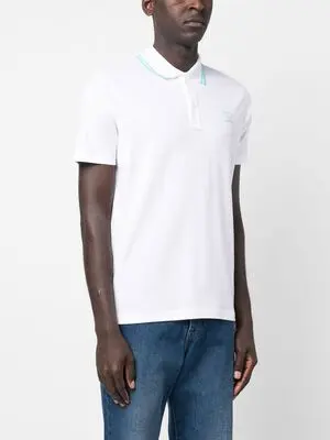 Paul & Shark Logo-print Polo Shirt - White