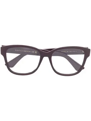Gucci Square-frame Optical Glasses - Purple