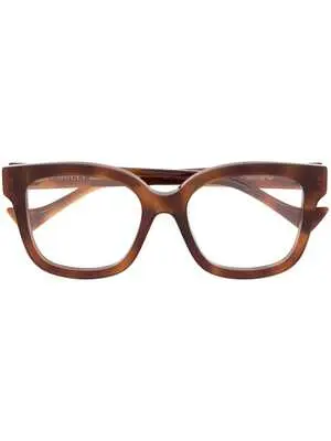 Gucci Tortoiseshell-effect Glasses