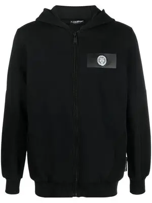 PLEIN SPORT Logo-patch Zipped Jacket