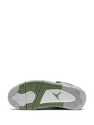JORDAN Air Oil Green Sneakers - White