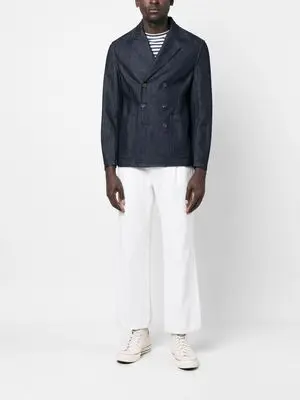 DOPPIAA Double-breasted Denim Blazer
