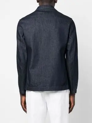 DOPPIAA Double-breasted Denim Blazer