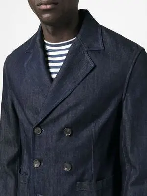 DOPPIAA Double-breasted Denim Blazer