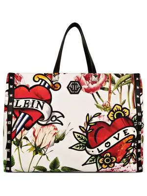 Philipp Plein Canvas Tote Bag