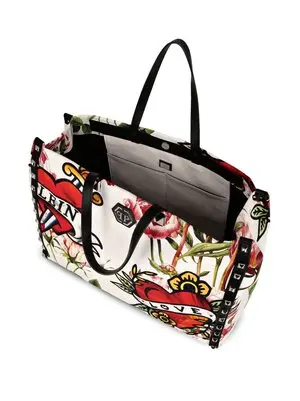 Philipp Plein Canvas Tote Bag