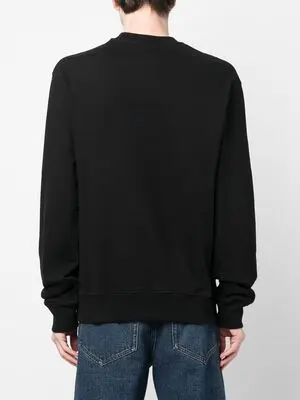 Off-White Logo-embroidered Long-sleeve Sweatshirt