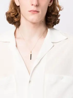 Mateo Onyx Bar Pendant Necklace