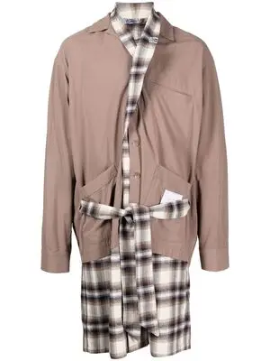 Mihara Yasuhiro Layered Shirt Coat
