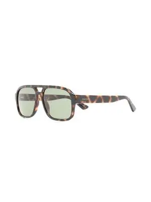 Gucci Tinted-lenses Pilot-frame Sunglasses