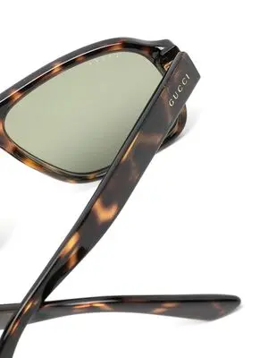 Gucci Tinted-lenses Pilot-frame Sunglasses