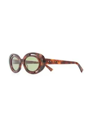 Marni Zion Oval-frame Sunglasses