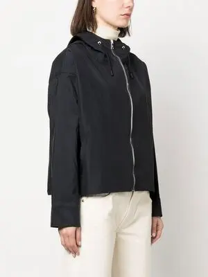 YVES SALOMON Zip-up Hooded Jacket