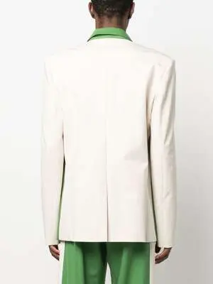 Ahluwalia Colour-block Double-breasted Blazer