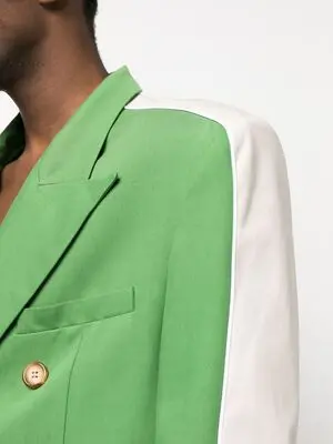 Ahluwalia Colour-block Double-breasted Blazer