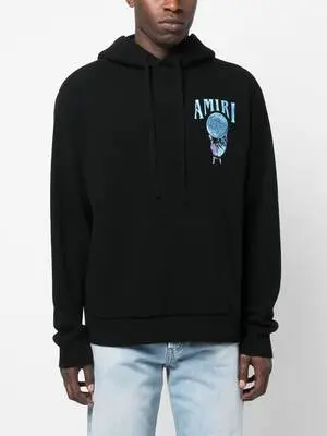Amiri Graphic-embroidered Cotton Hoodie