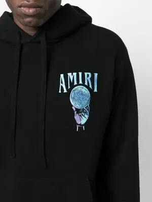 Amiri Graphic-embroidered Cotton Hoodie