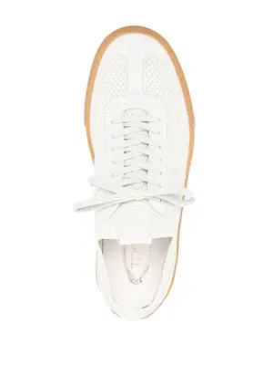 TOD'S Suede Panelled Low-top Sneakers