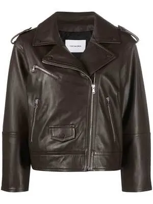 YVES SALOMON Leather Flight Jacket