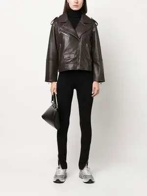 YVES SALOMON Leather Flight Jacket