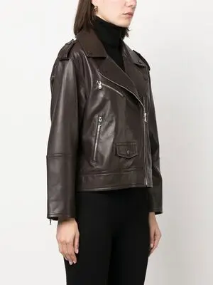 YVES SALOMON Leather Flight Jacket