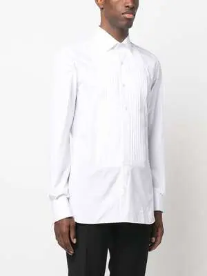 TOM FORD Pleat-detail Cotton Shirt