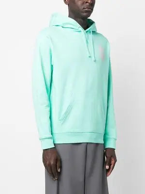 OBJECTS IV LIFE Abstract-print Organic Cotton Hoodie