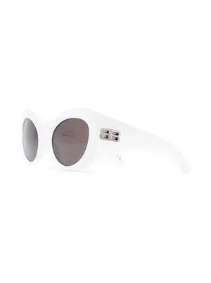 Balenciaga Hourglass Round Sunglasses