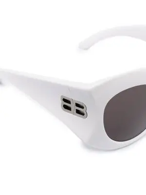 Balenciaga Hourglass Round Sunglasses