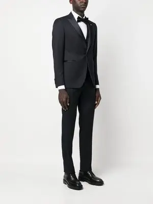 Tagliatore Single-breasted Tuxedo Suit - Blue