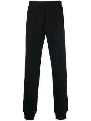Just Cavalli Logo-print Cotton Track Pants - Black
