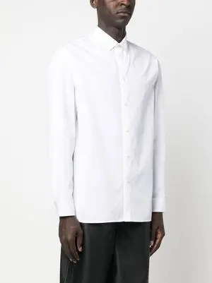 JIL SANDER Classic Button-up Long Sleeve Shirt - White